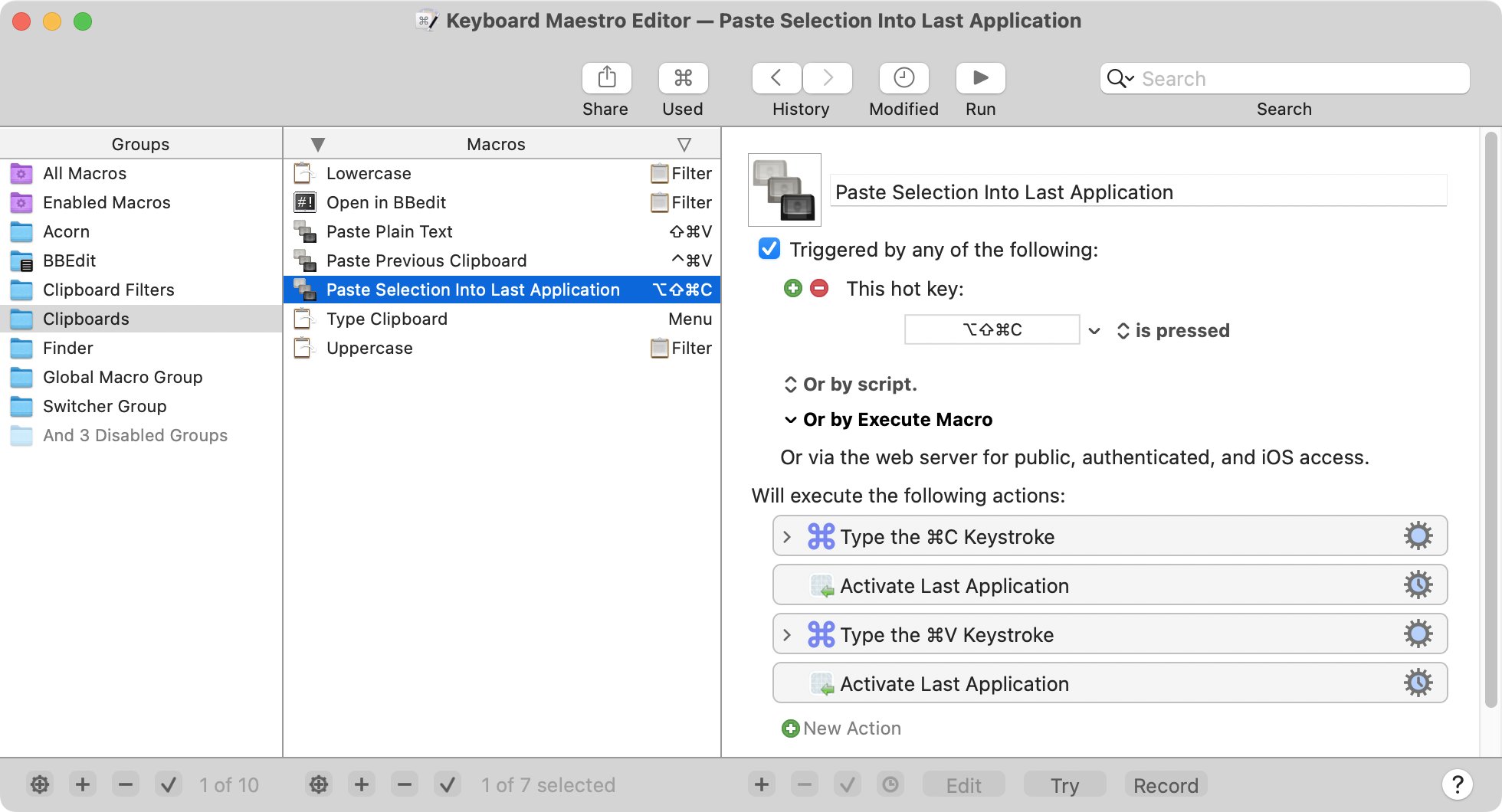 Keyboard Maestro 1104 Work Faster With Macros For Macos